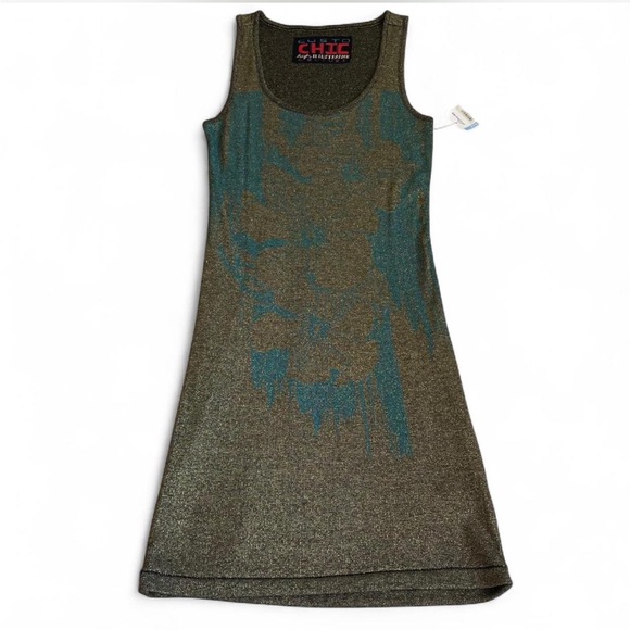 Custo Barcelona | Dresses | Custo Barcelona Custo Chic Metallic Knit ...